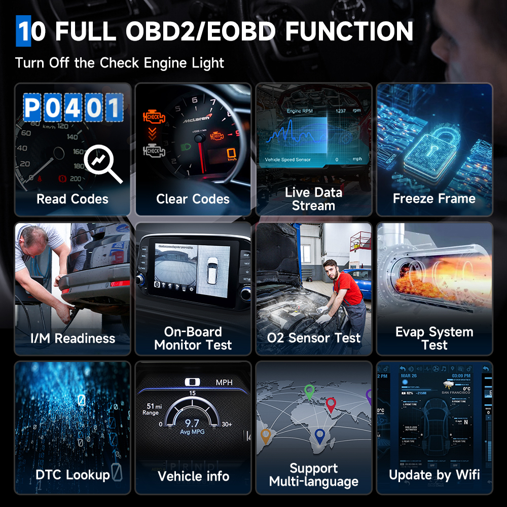 OBDPROG Codify Monster 501 Professional Key Programmer รถเครื่องมือวินิจฉัย Wifi Remote Key ...