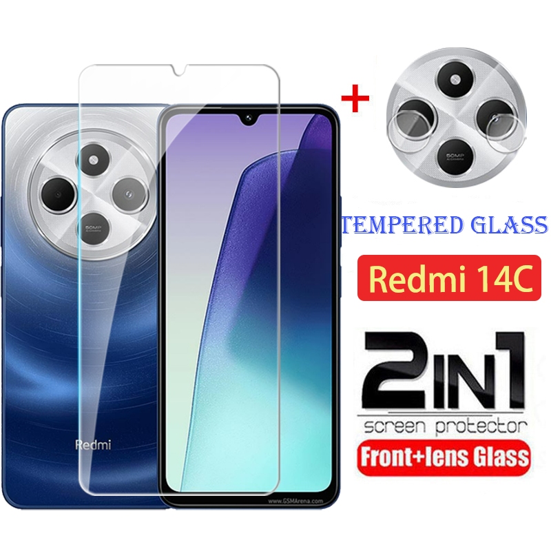 กระจกนิรภัยสําหรับ XIAOMI POCO C75 Redmi 14C 4G 2024 ป้องกันหน้าจอ ...