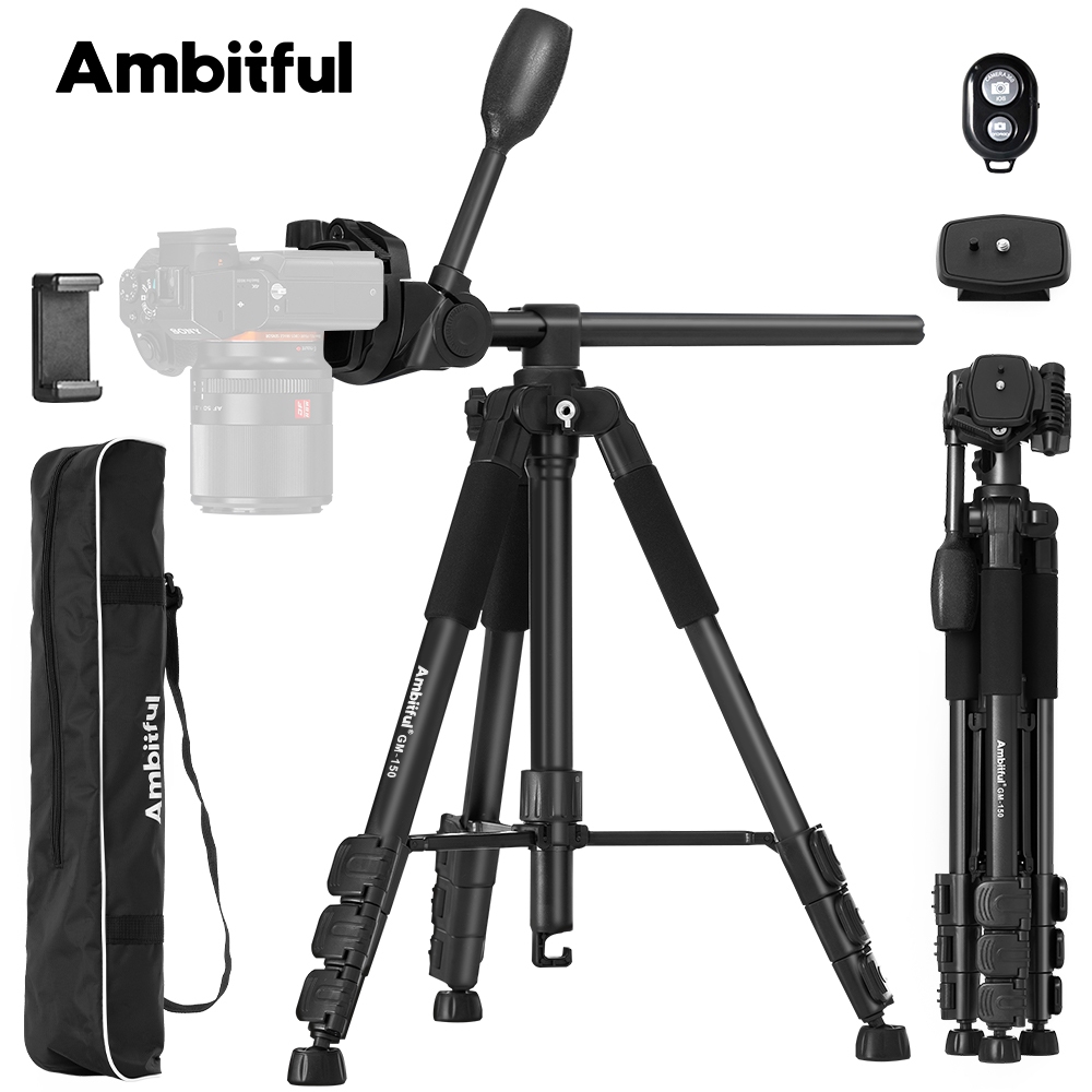 Ambitful GM-150 Professional 1.58m ขาตั้งกล้องโครงการกล้องอลูมิเนียม ...