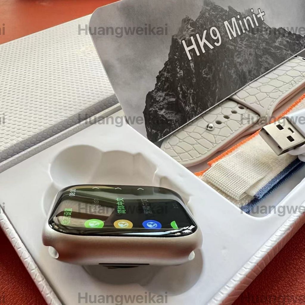 2025 Super AMOLED HK9 mini + smartwatch 38/40/41 มม.ผู้หญิงแชท GPT ...