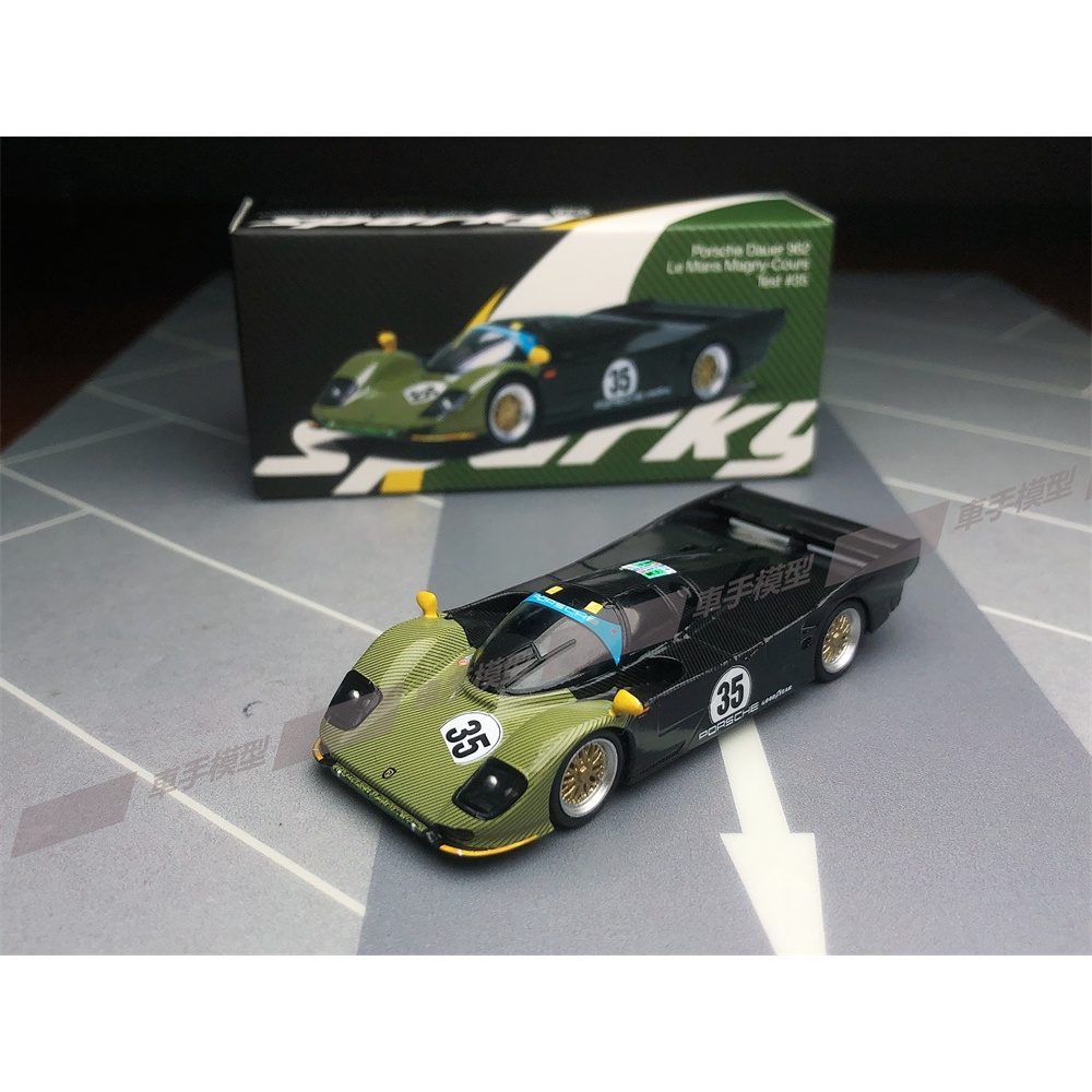 Sparky 1/64 Porsche Dauer 962 Le Mans Magry Cours Test #35 Hong KONG ...