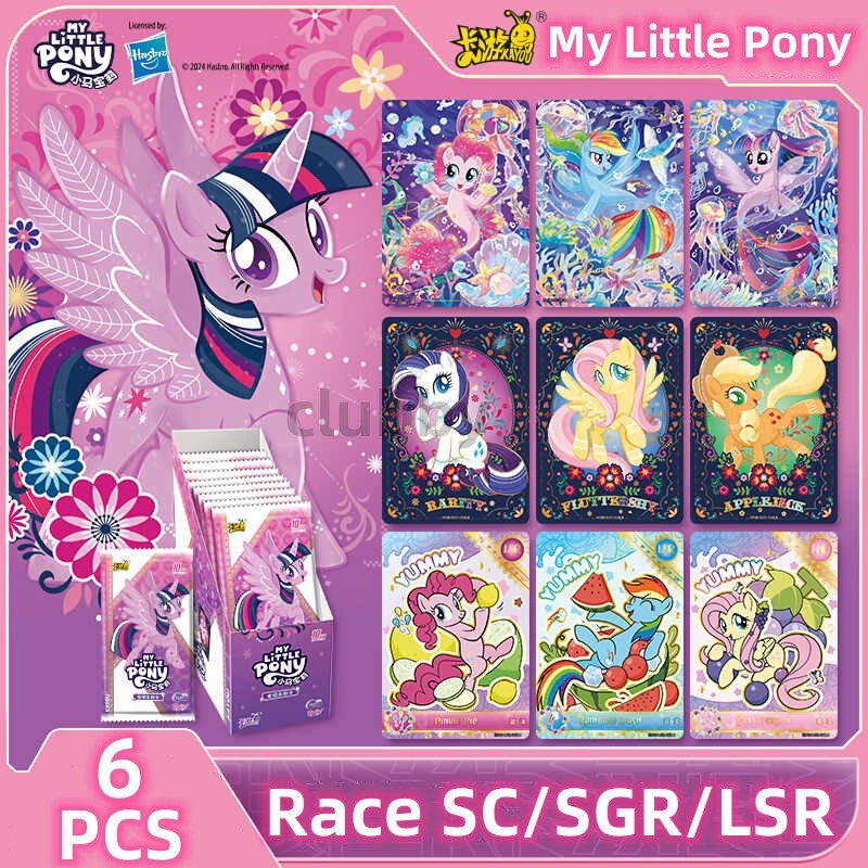 ใหม่ My Little Pony Card Kayou Series 6 Rare SC/SGR/LSR/UR Card คอลเลกชันต่อพ่วงของเด็กผู้หญิง ...