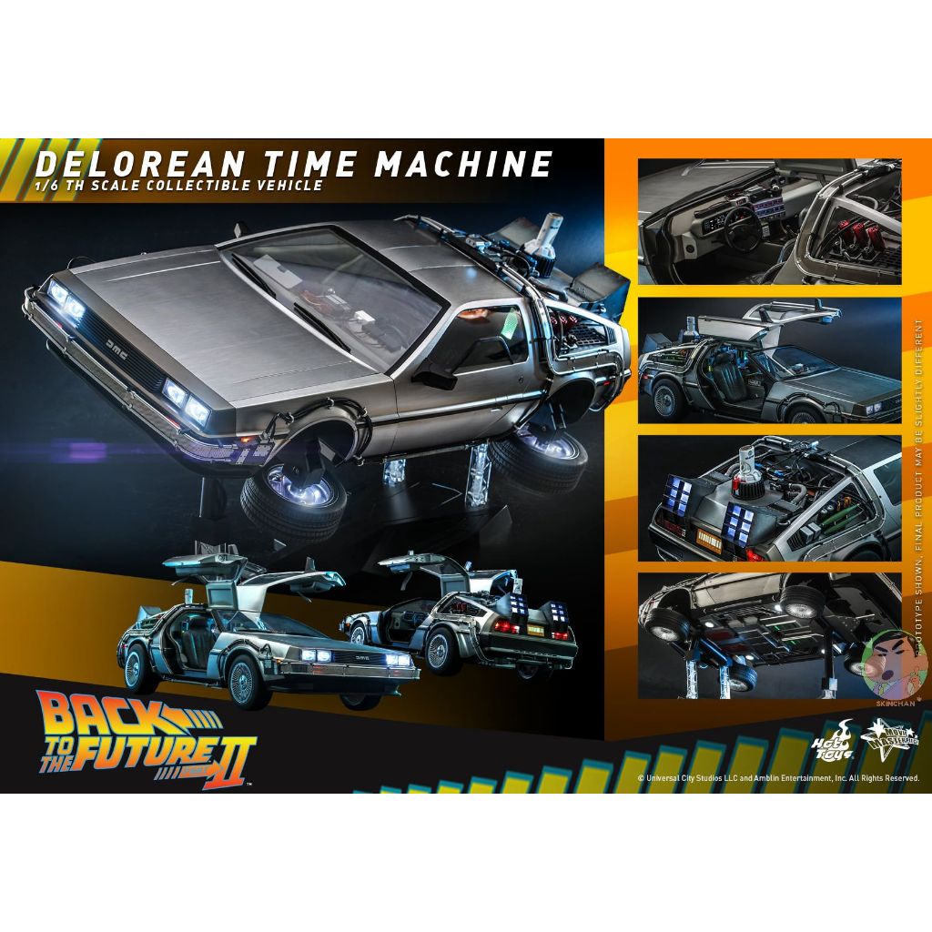 Hot Toys MMS636 Back to the Future II – DeLorean Time Machine 1/6th ...