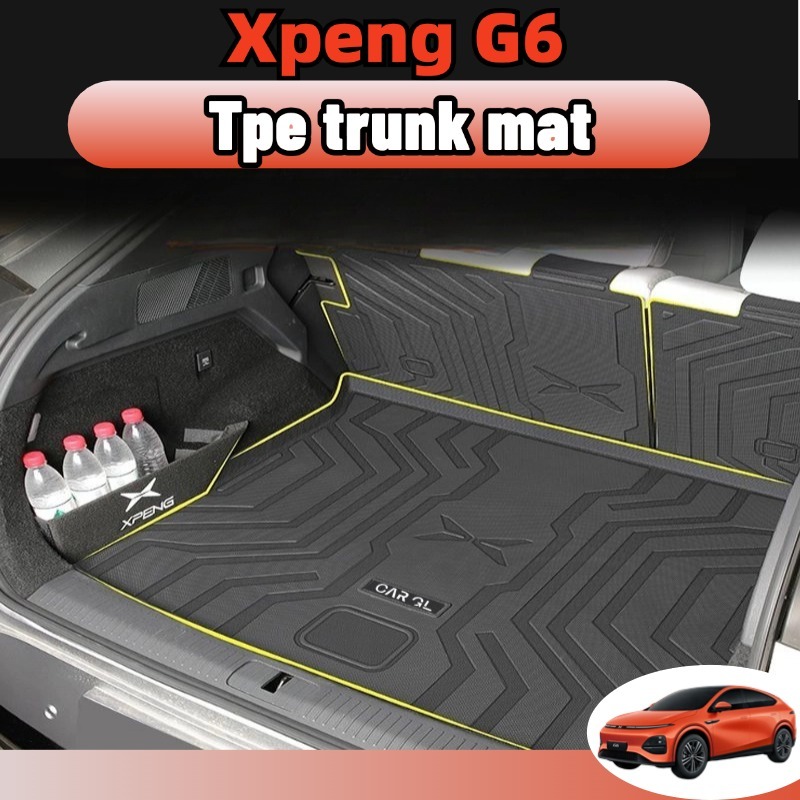Xpeng g6 2024 เสื่อท้ายรถ พรมปูพื้น tpe/xpe ป้องกันรอยขีดข่วน และทนต่อการสึกหรอ ประดับยนต์ boot ...