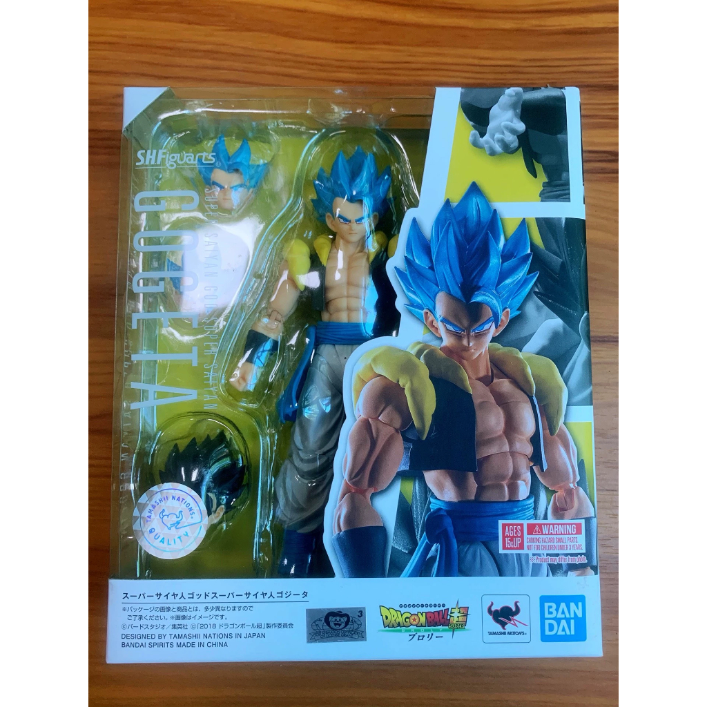 Bandai SHF Dragon Ball Super Saiyan God Blue Hair Super Blue Gogeta | Shopee Thailand