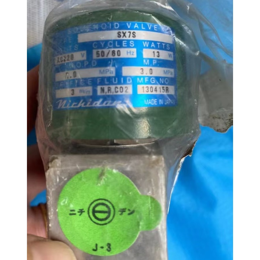 Nichiden Solenoid Valve SX7S 220V (สินค้าคงคลังพร้อมสต็อกสําหรับแรงดัน ...