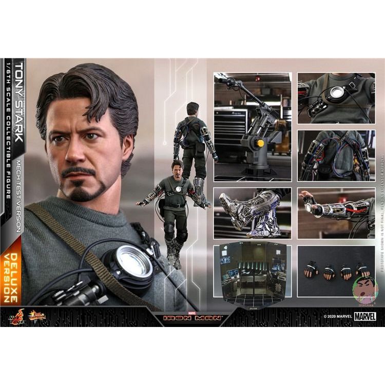 ของเล่นร้อน MMS581 & MMS582 Iron Man Tony Stark (Mech Test Version) 1/6 ...