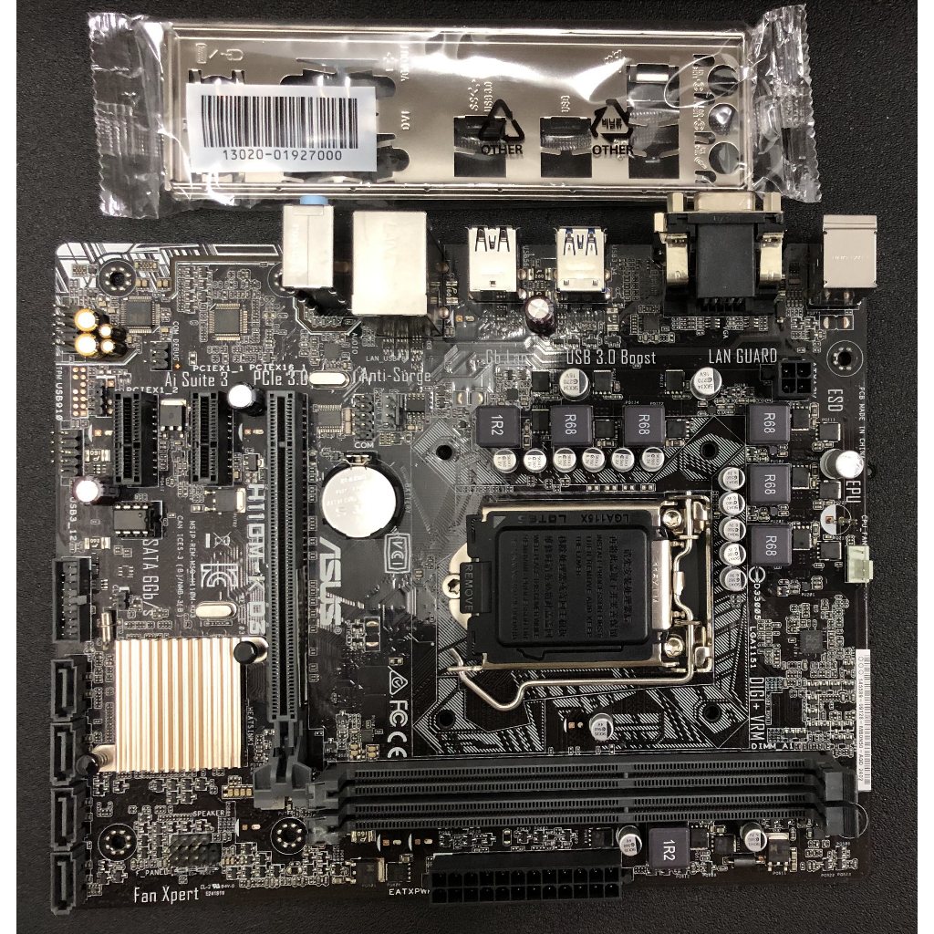 Asus H110M-K D3 เมนบอร์ด Micro-ATX Intel LGA 1151 ซ็อกเก็ต Dual-Channel DDR3 MATX | Shopee Thailand