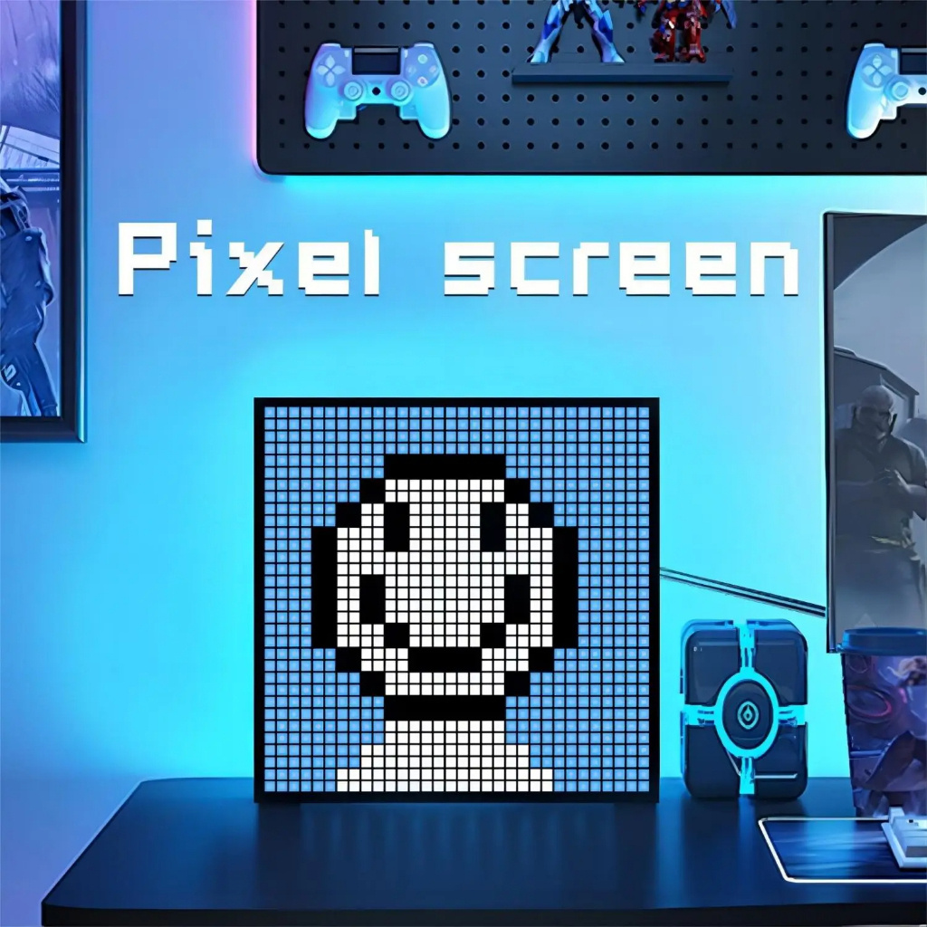 สมาร์ท LED Matrix Pixel จอแสดงผล RGB DIY Graffiti บลูทูธ App ควบคุม Art ...
