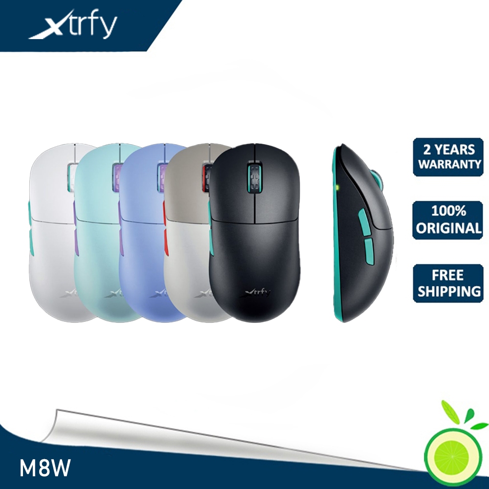 Xtrfy M8W Esports mouse m8 โหมดคู่ไร้สายน้ําหนักเบา 3395 | Shopee Thailand