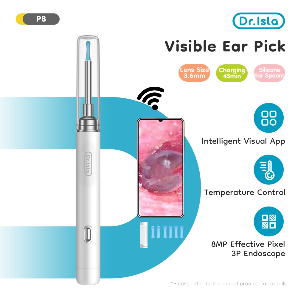 Dr. Isla ที่แคะหู Smart Visual Ear Cleaner Stick ไม้แคะหู มี กล้อง ...