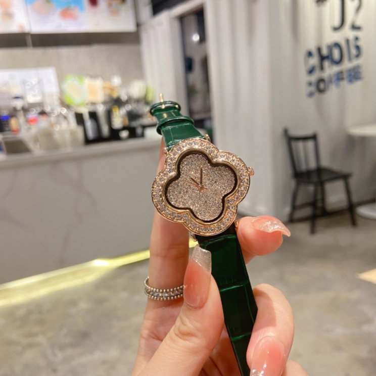 Alhambra Vintage Four-Leaf Clover Lucky Series ประณีตขนาดเล็ก High-End ...