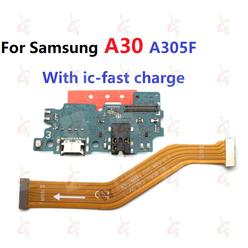 แพรตูดชาร์จ ตูดชาร์จ (Charging board) สําหรับ Samsung Galaxy A30 แพรต่อ ...