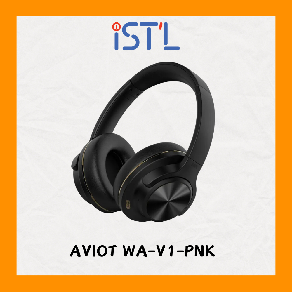 Aviot WA-V1-PNK หูฟังตัดเสียงรบกวนไร้สายบลูทูธไฮบริด | Shopee Thailand