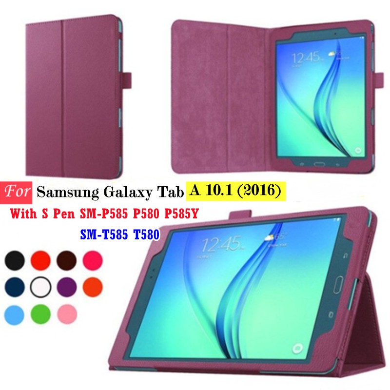 สําหรับ Samsung Galaxy Tab A 10.1 (2016) SM-T580 SM-T585 SM-P580 SM-P585 SM-P585Y แฟชั่นผิวแท็บ ...