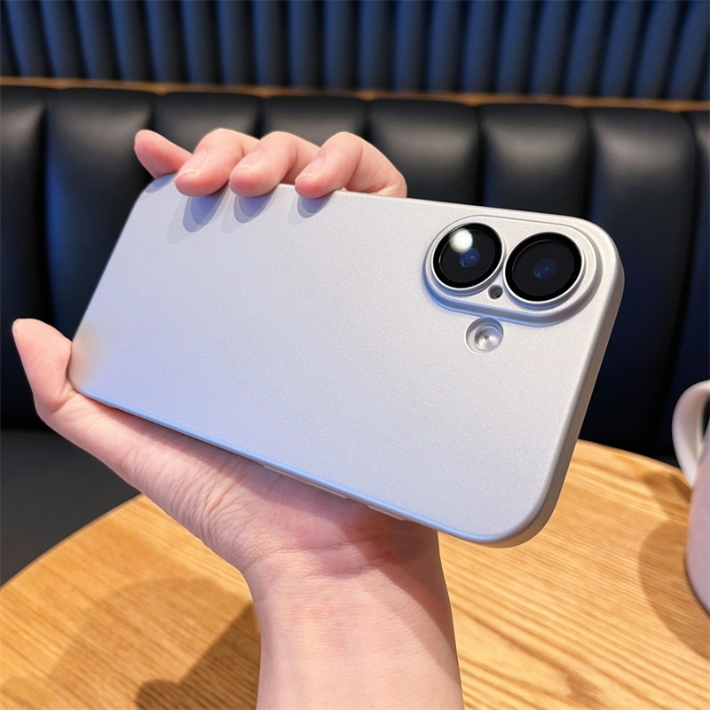 มีโลโก้เคสโทรศัพท์แบบด้าน Pc บางเฉียบสําหรับ iPhone 16 15 14 13 12 11 ...
