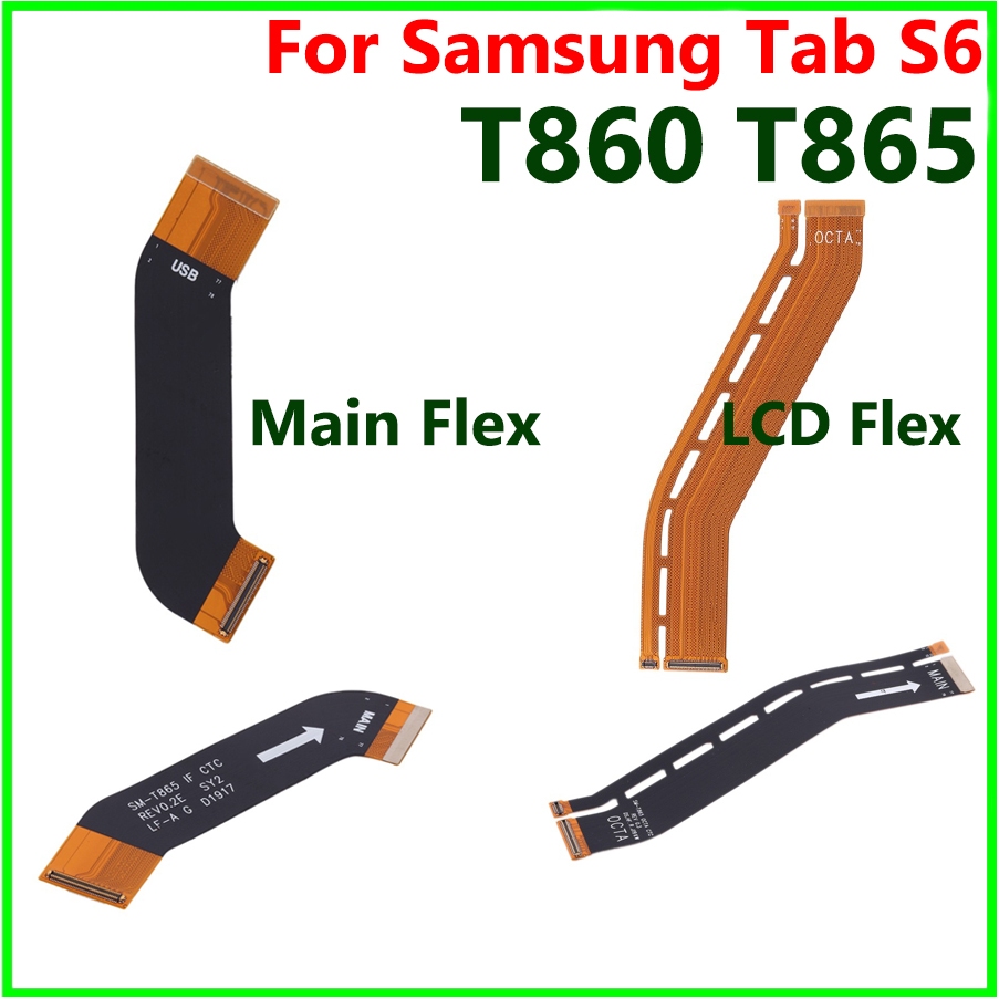 สําหรับ Samsung Tab S6 T865 T860 USB จอแสดงผล LCD บอร์ดหลัก Flex ...