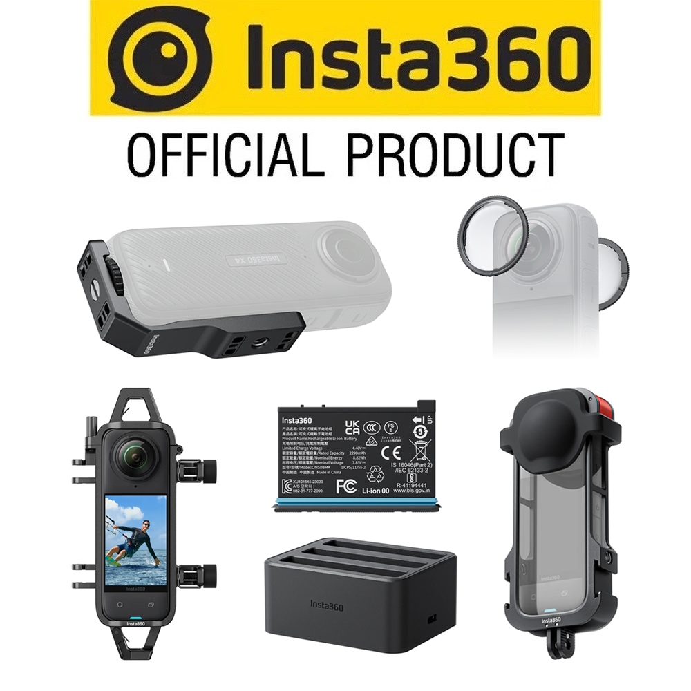 Insta360 X4 Original accessories（Vertical-Horizontal Mount/Battery/Quick Reader） | Shopee Thailand
