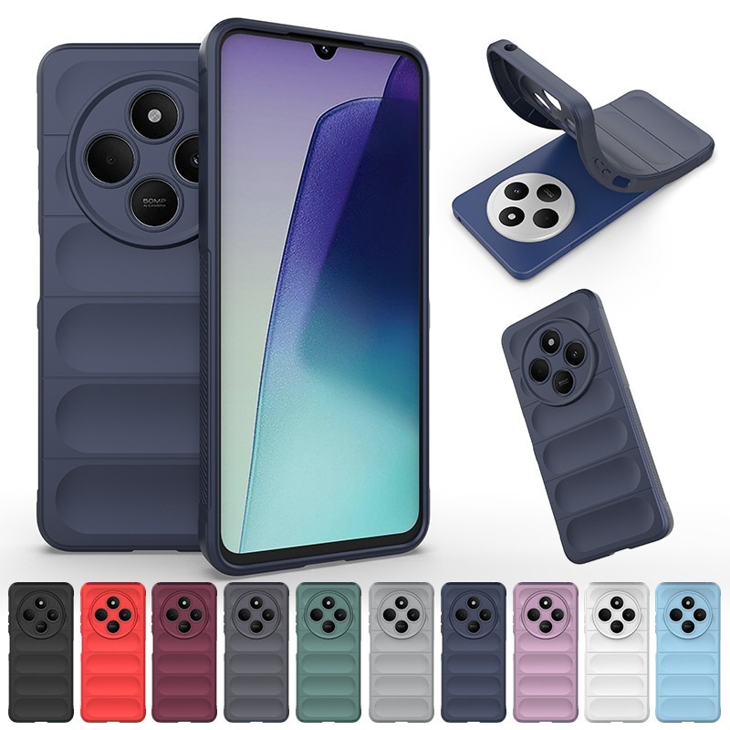 สําหรับ Xiaomi Redmi 14C 4G 2024 กรณีซิลิโคนเหลวกันกระแทกกรณี Poco C75 ...