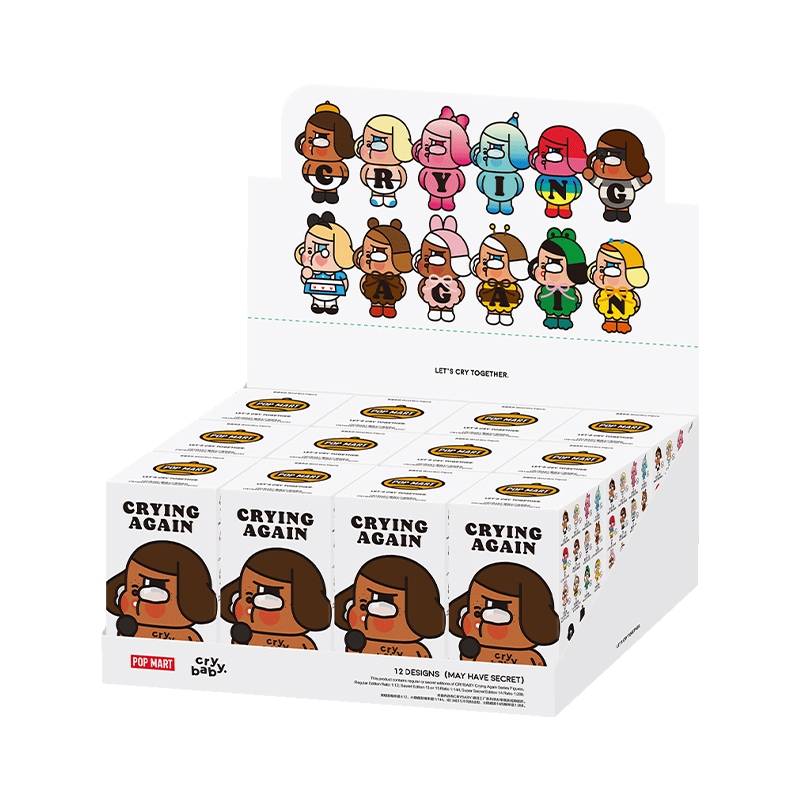 POP MART CRYBABY Crying Again Series Figures (Whole Set) | Shopee Thailand