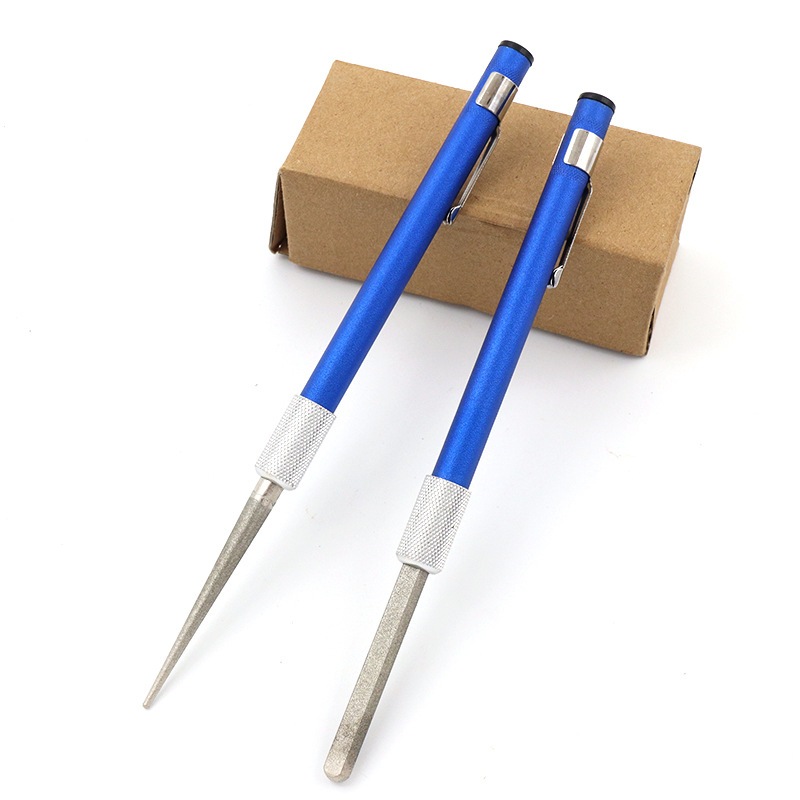 1 PC Diamond Sharpener Multi functional Fish Hook File แบบพกพา ...