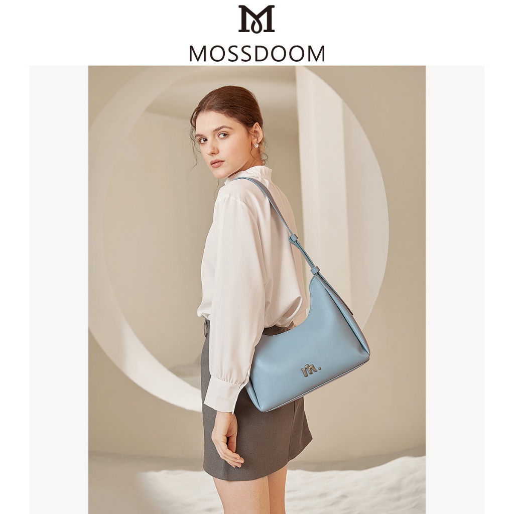 MOSSDOOM Deanna Bag กระเป๋าคาดไหล่เว้าความจุขนาดใหญ่สำหรับเดินทาง ...