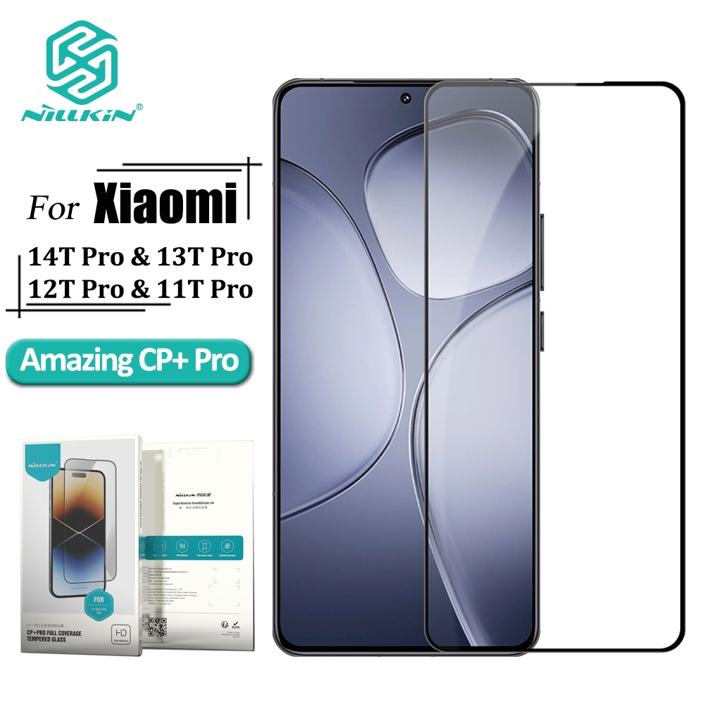 Nillkin กระจกนิรภัยแบบเต็มหน้าจอสําหรับ Xiaomi 14T Pro 13T Pro 12T Pro 11T Pro Mi 15 14 Anti ...