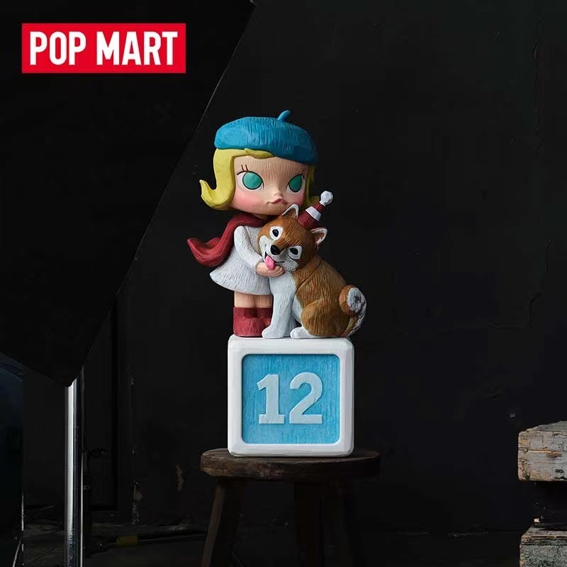Authentic POP MART MOLLY Anniversary Sculpture Classic Return Series ...