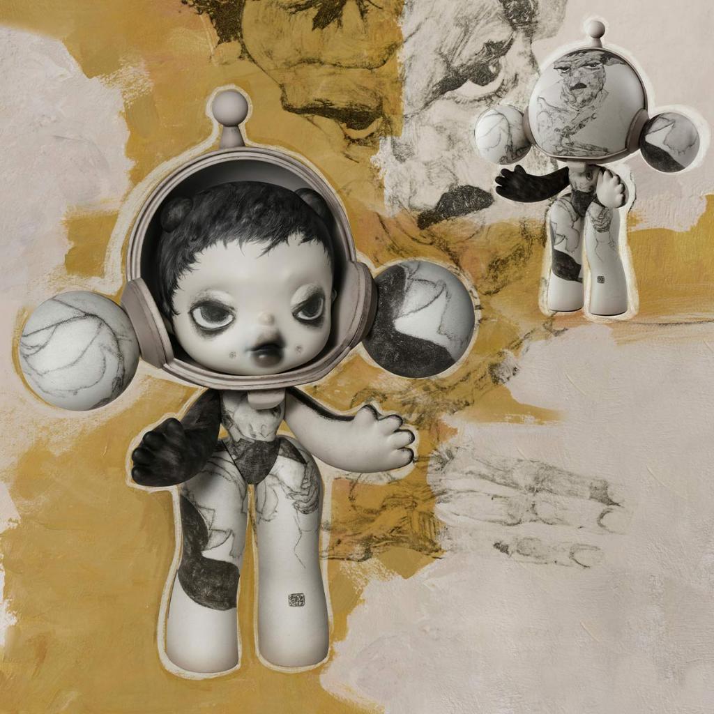 🔥Fast Shipping🔥 POP MART MEGA SKULLPANDA 400% Egon Schiele 💯 แท้ ...