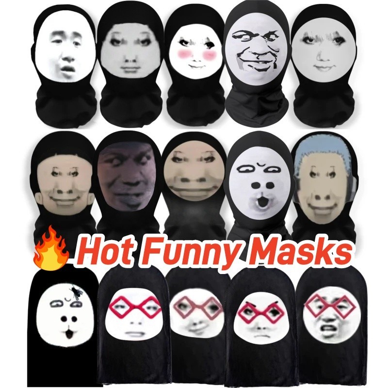 ตาข่ายยืดแบบเต็มหน้า Kobe Curry James Face Mask หมวกหน้ากากตลก | Shopee ...
