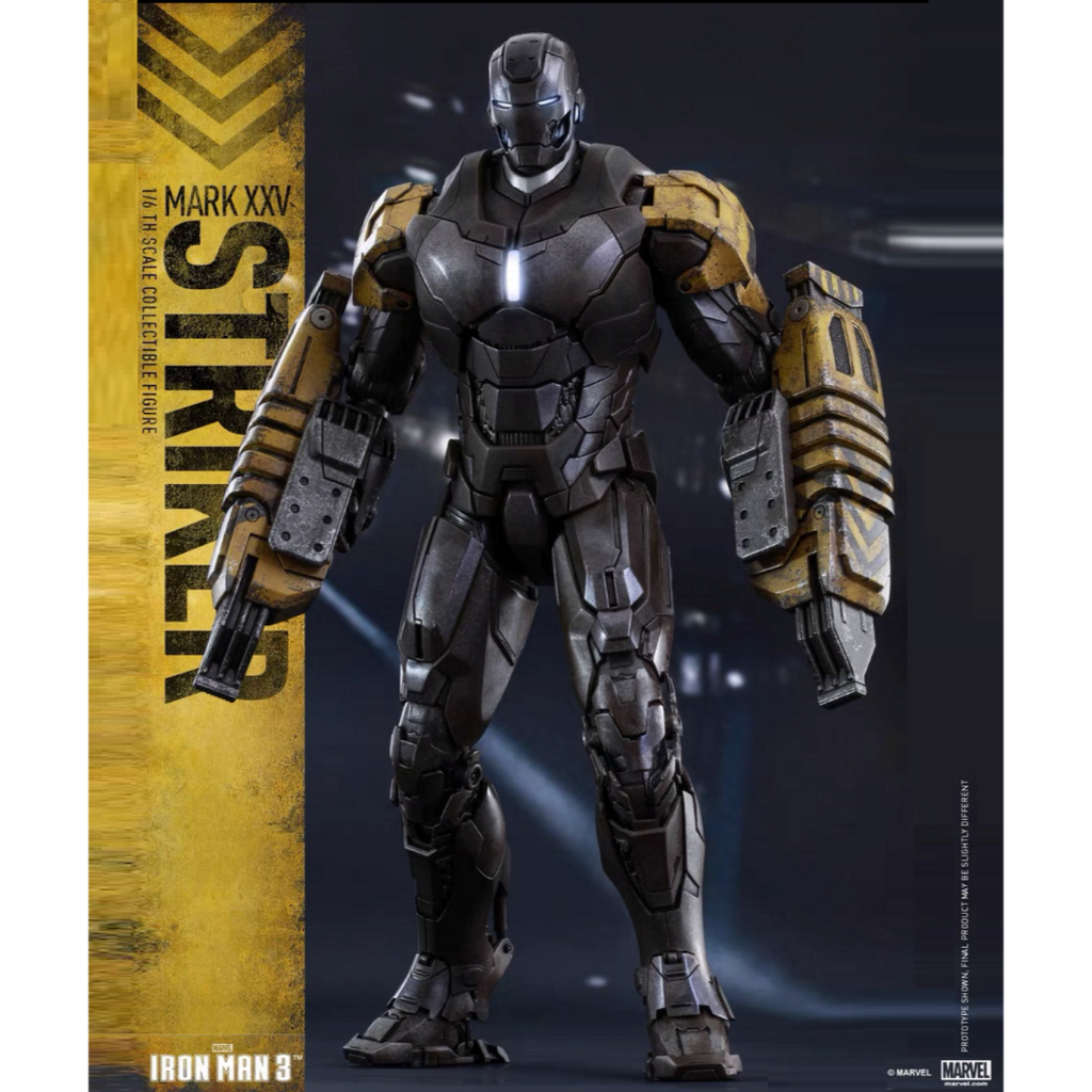 Comicave 1/12 scale Marvel Alloy Iron Man MK25 STRIKER super variable ...