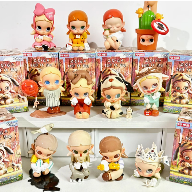 พร้อมส่ง Popmart Zsiga let it be Allow Series Blind box กล่องสุ่ม ...