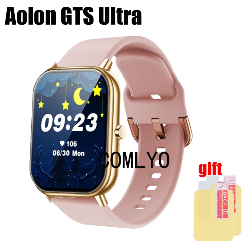 สําหรับ Aolon GTS Ultra Strap สมาร์ทวอทช์เข็มขัดซิลิโคนสายนาฬิกาแบบนุ่ม ...