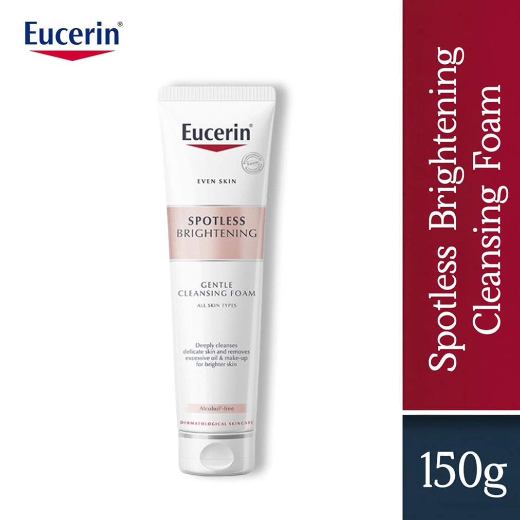 Eucerin SPOTLESS BRIGHTENING GENTLE CLEANSING FOAM 150g โฟมล้างหน้าสูตร ...