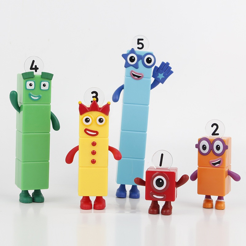 5 ชิ้น/เซ็ต Numberblocks Building Blocks ชุดสร้างสรรค์คณิตศาสตร์อิฐ ...
