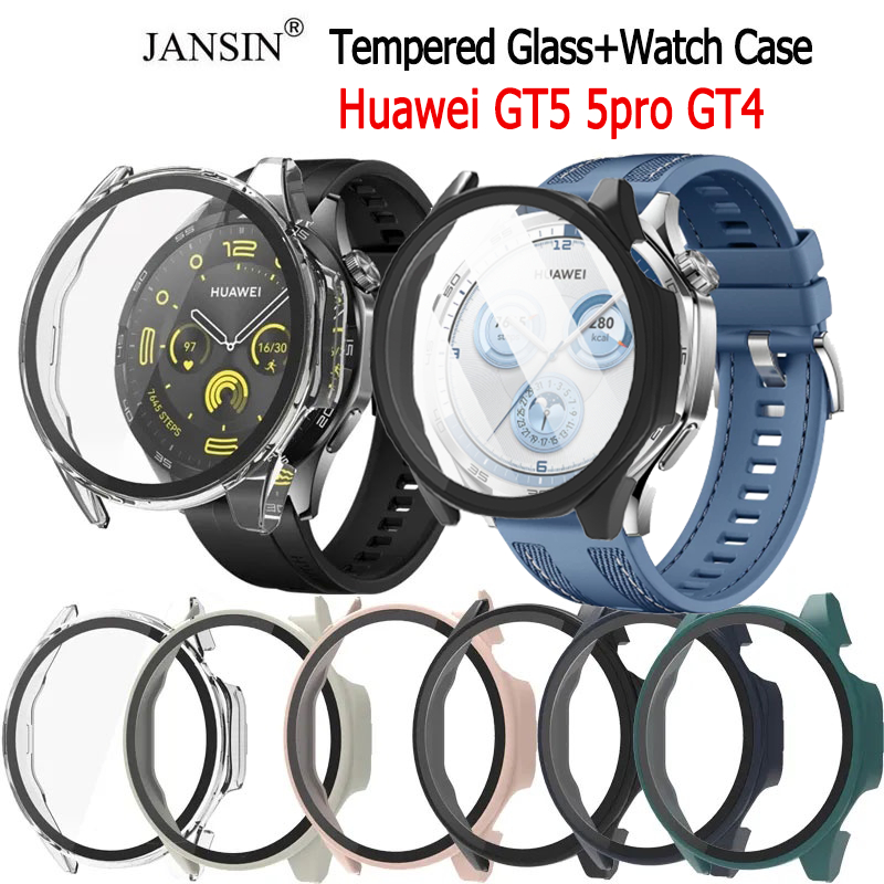 เคส เคสนาฬิกา huawei watch gt5 เคส + ฟิลม์กระจกในตัว case สําหรับ ...