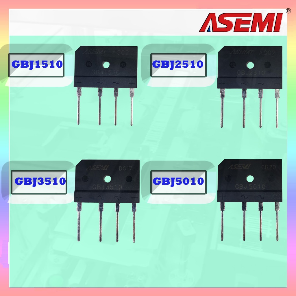 5-20PCS GBJ1510 GBJ2510 GBJ3510 GBJ5010 สะพานไดโอด Rectifier 15A 25A ...