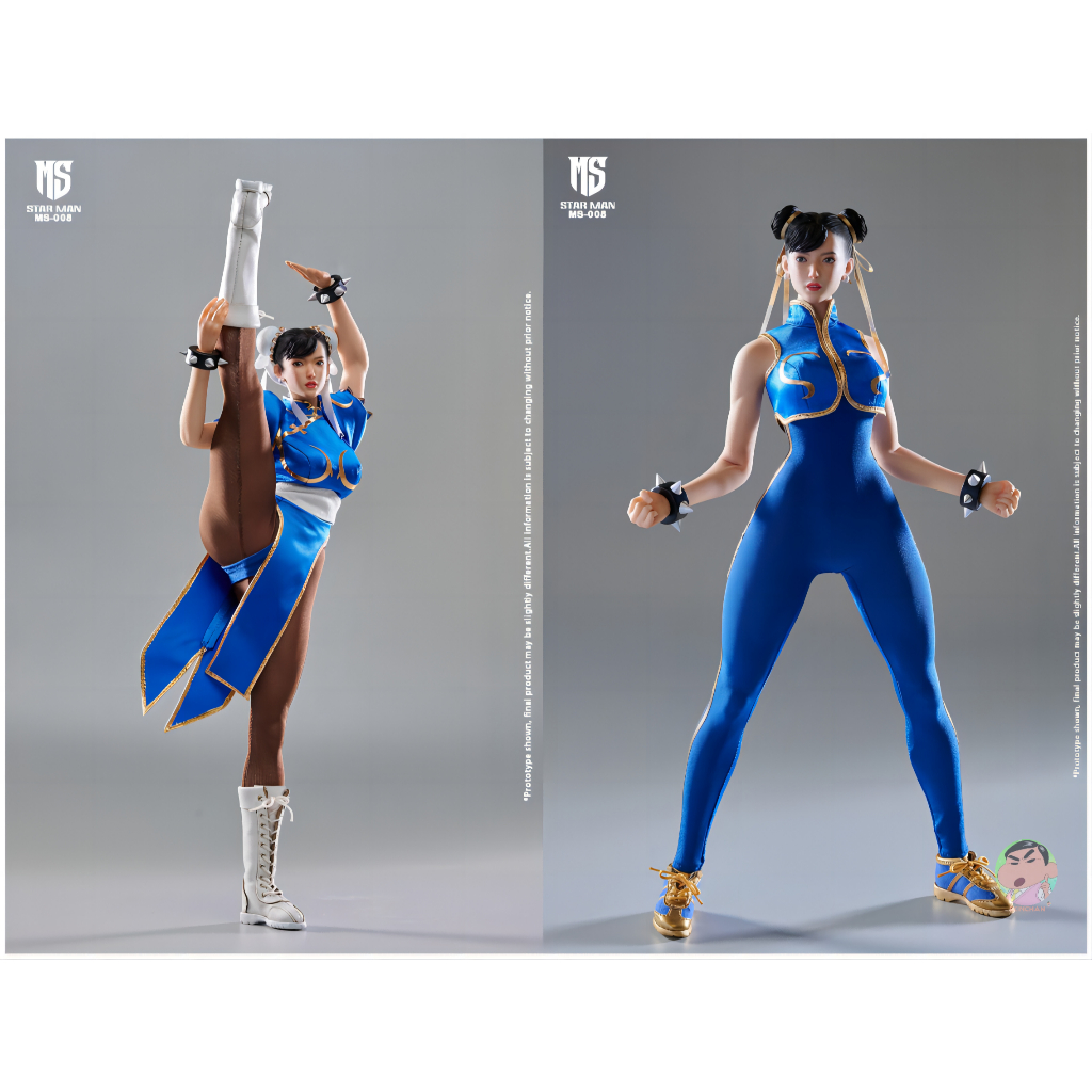 STAR MAN 1/6 MS-008A/B Street Fighter Chunli Action Figure | Shopee ...