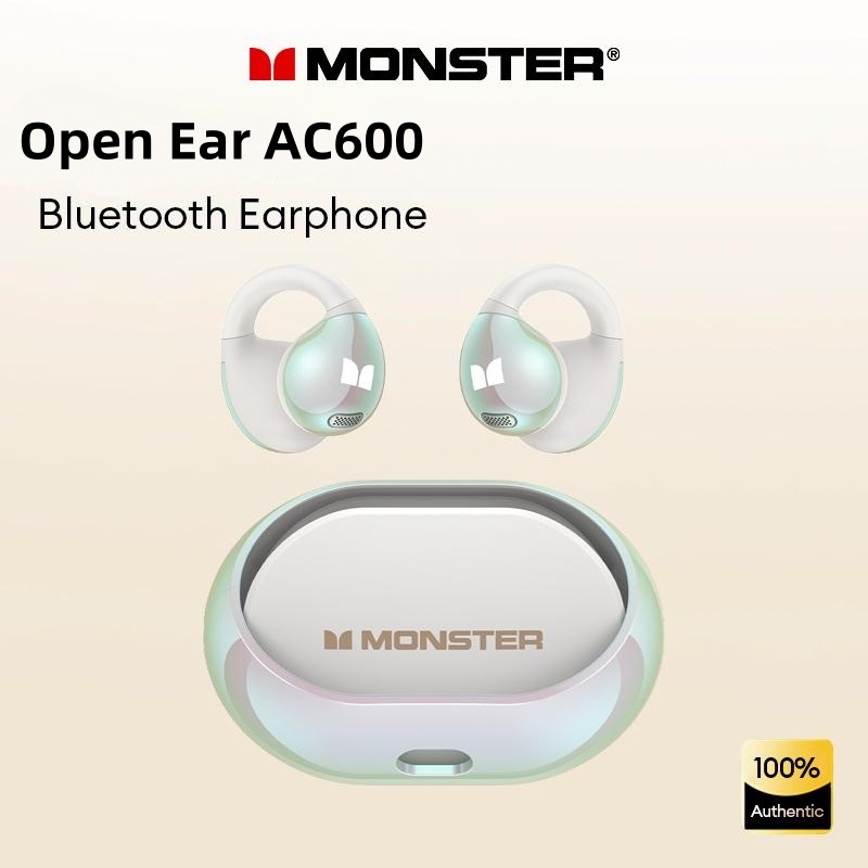 Monster AC600 หูฟังบลูทูธอัจฉริยะตัดเสียงรบกวนไฮไฟสเตอริโอกันน้ําอายุ ...