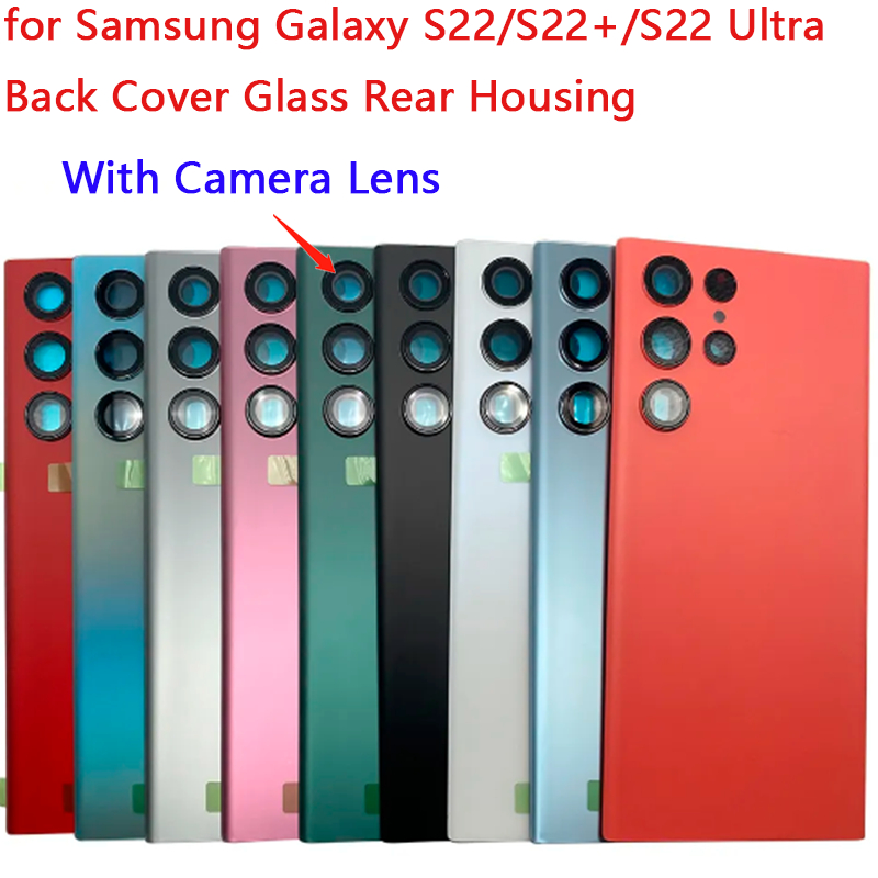 ยี่ห้อใหม่ AAA + สําหรับ Samsung Galaxy S22 5G, S22+5G, S22 Ultra 5G, S901 S906 S908 ฝาครอบ ...