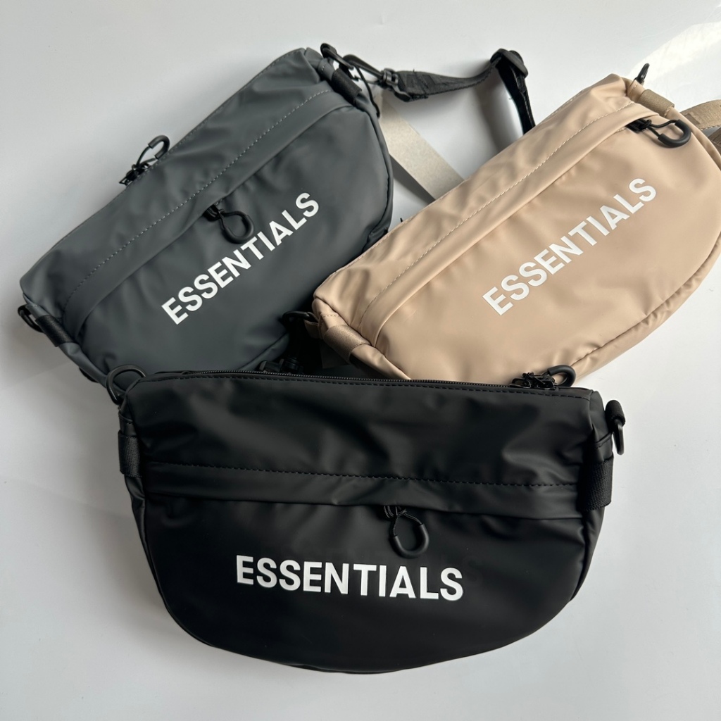 Fog Essentials กระเป๋าสะพายไนลอน Fear Of God Double Thread Crossbody ...