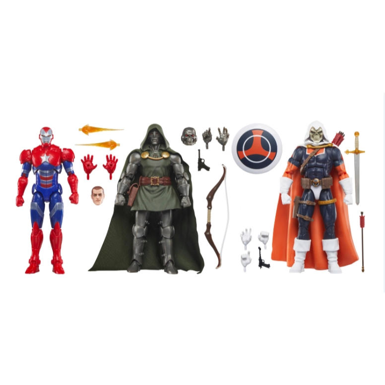 Marvel Legends Taskmaster Iron Patriot Doctor Destruction 3-Person Set ...