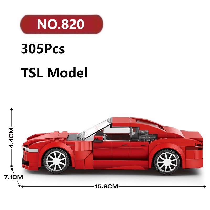 TSL Model เข้ากันได้ตัวต่อเลโก้ 305ชิ้น Reobrix Car เลโก้ชุดของเล่น ...