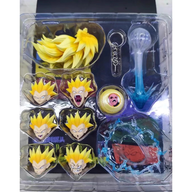 Cube K Studio Gotenks Super Three Head Sculpture Accessories Package ...