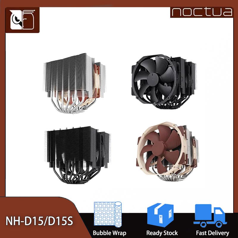 Noctua NH-D15 D15S ความร้อน 6 ท่อความร้อน 14 ซม. dual tower ออกแบบพัดลมระบายความร้อน CPU LGA1700 ...