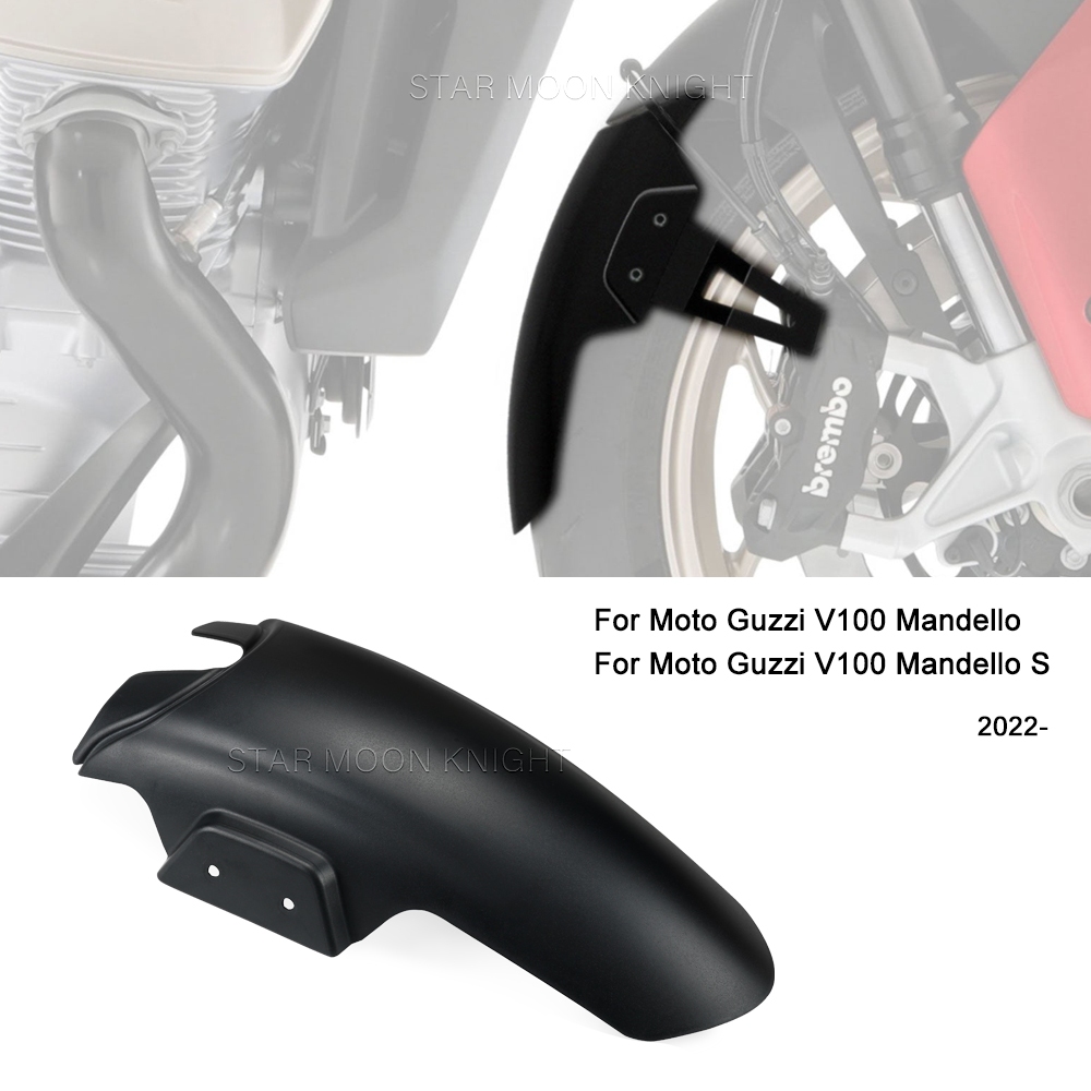 ด้านหน้า Fender Extensions สําหรับ Moto Guzzi V 100 V100 Mandello S ...