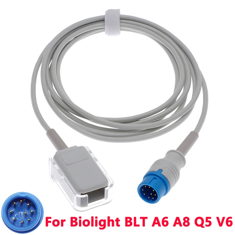 ใช้งานร่วมกับ Spo2 Sensor Extension Cable of Biolight Q5 A6 A8 V6 ...