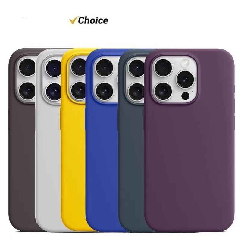 เคสซิลิโคนเหลว Animated Fork Phone 16 Pro Max Magnetic Sucker 16 Pro ...