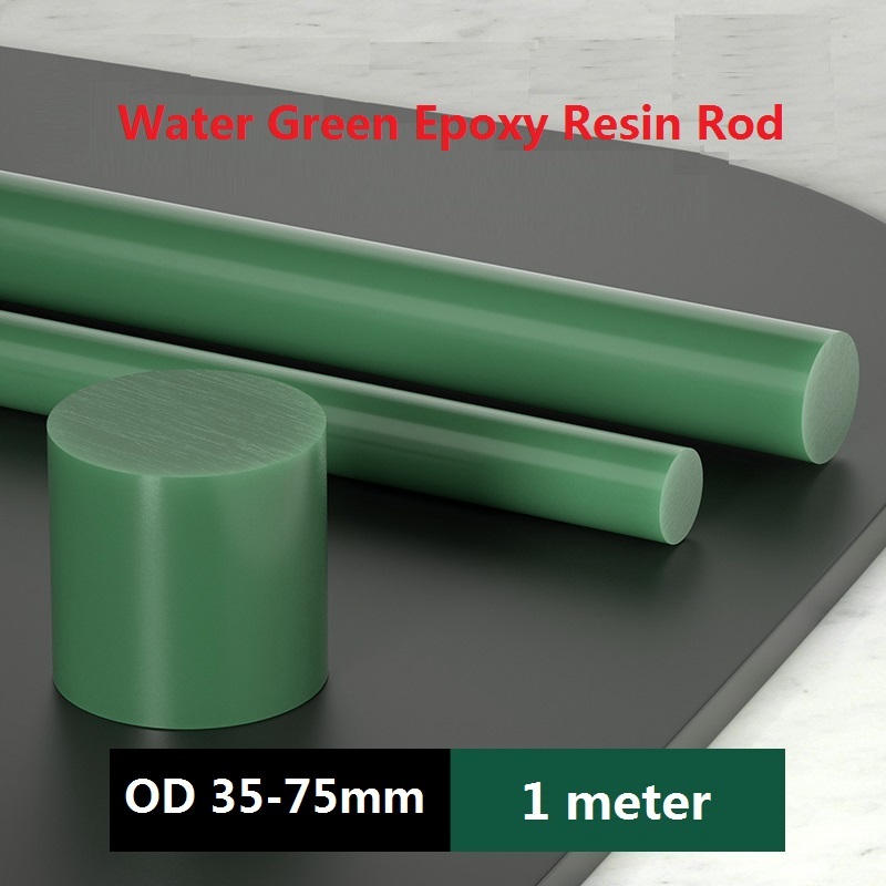 Fr4 น้ําสีเขียวแก้วไฟเบอร์ Rod 35-75 มม.ฉนวนกันความร้อนทนอุณหภูมิสูง ...