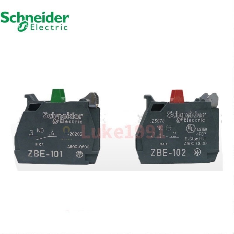 Schneider ZBE101 ZBE102 XB4 โมดูลหน้าสัมผัสปุ่ม ปกติเปิดหน้าสัมผัส ...